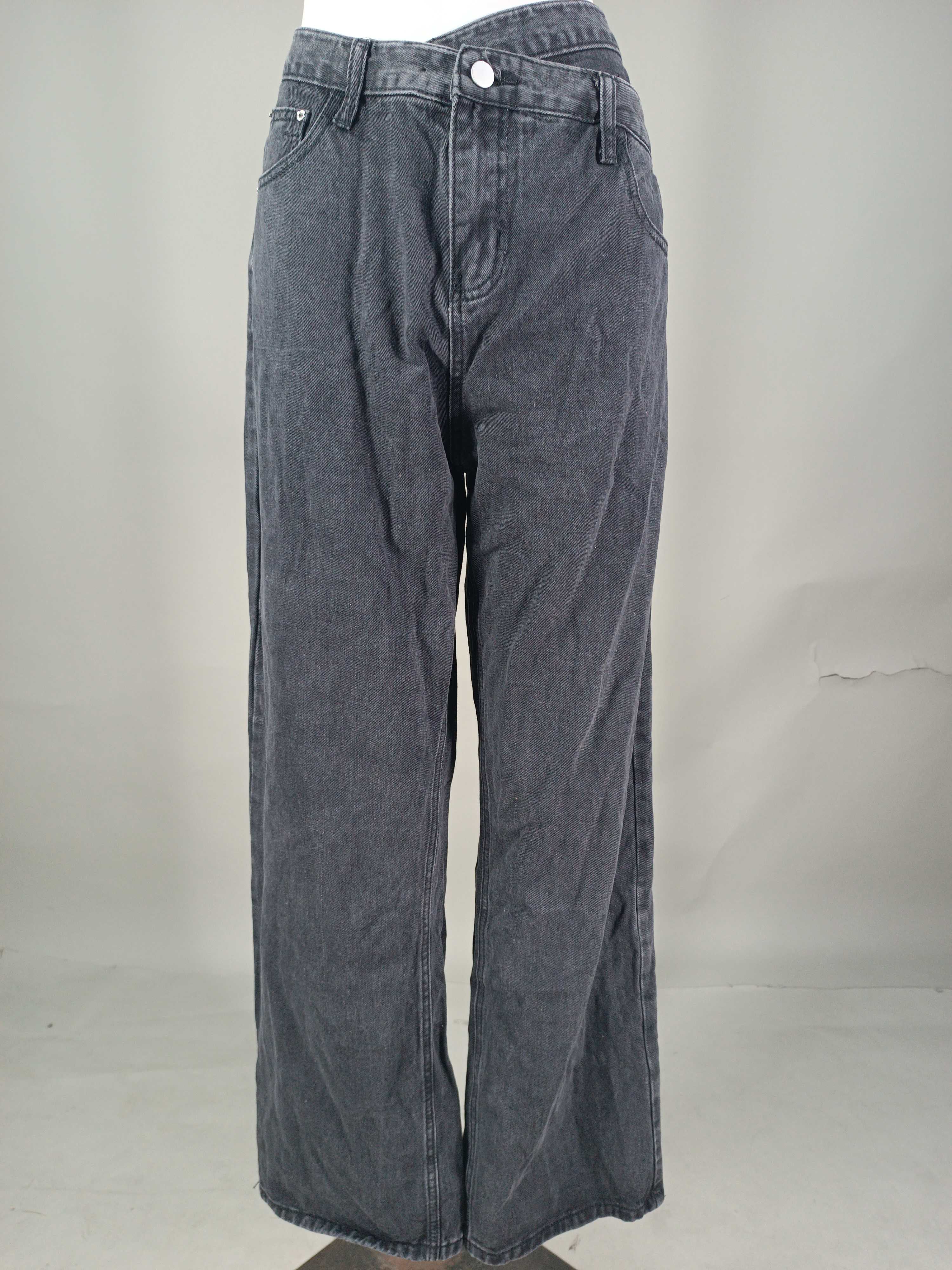 REshare - Quần jean ống rộng cạp cao