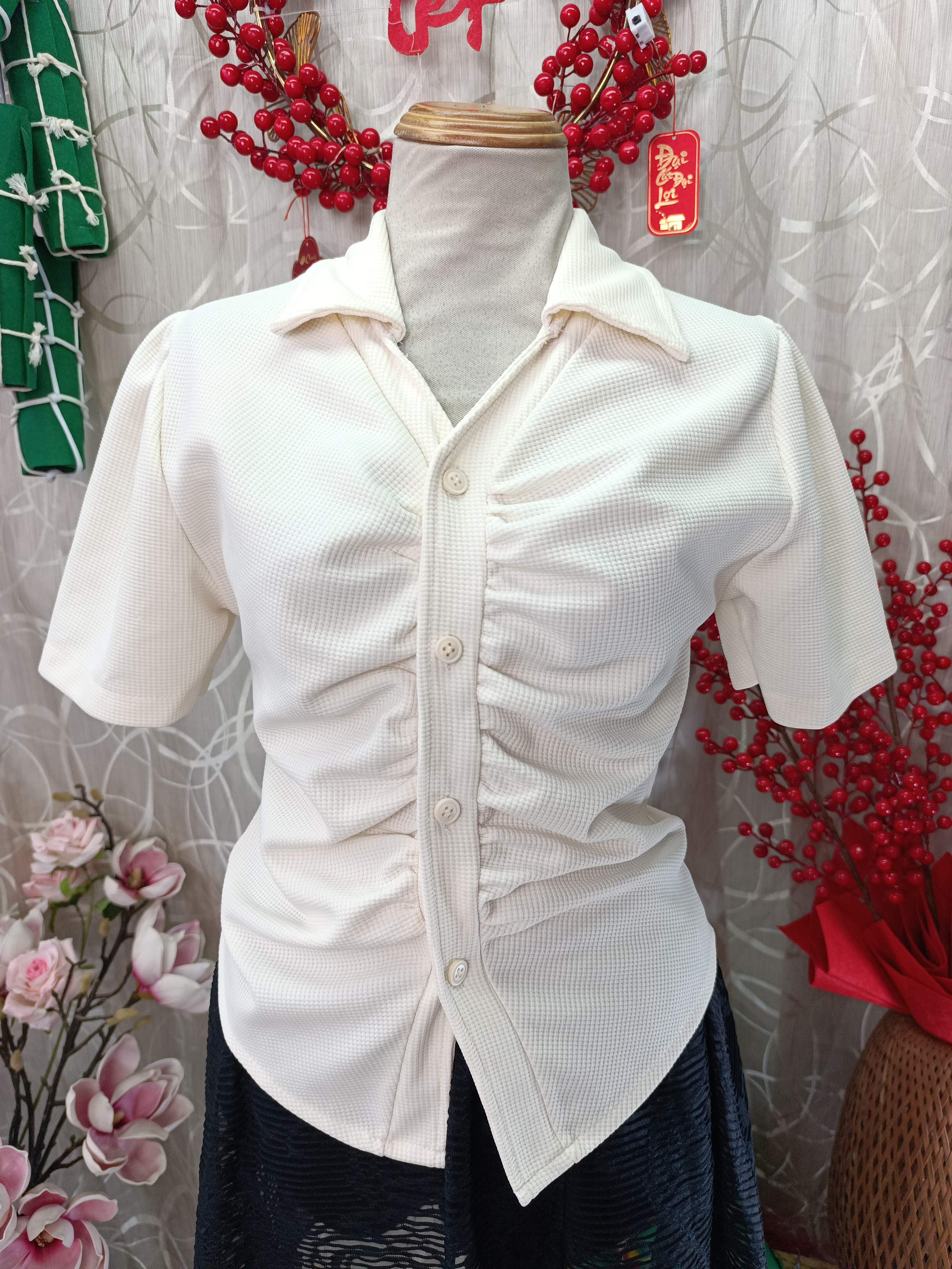 REshare - GONALA - Áo kiểu bo viền